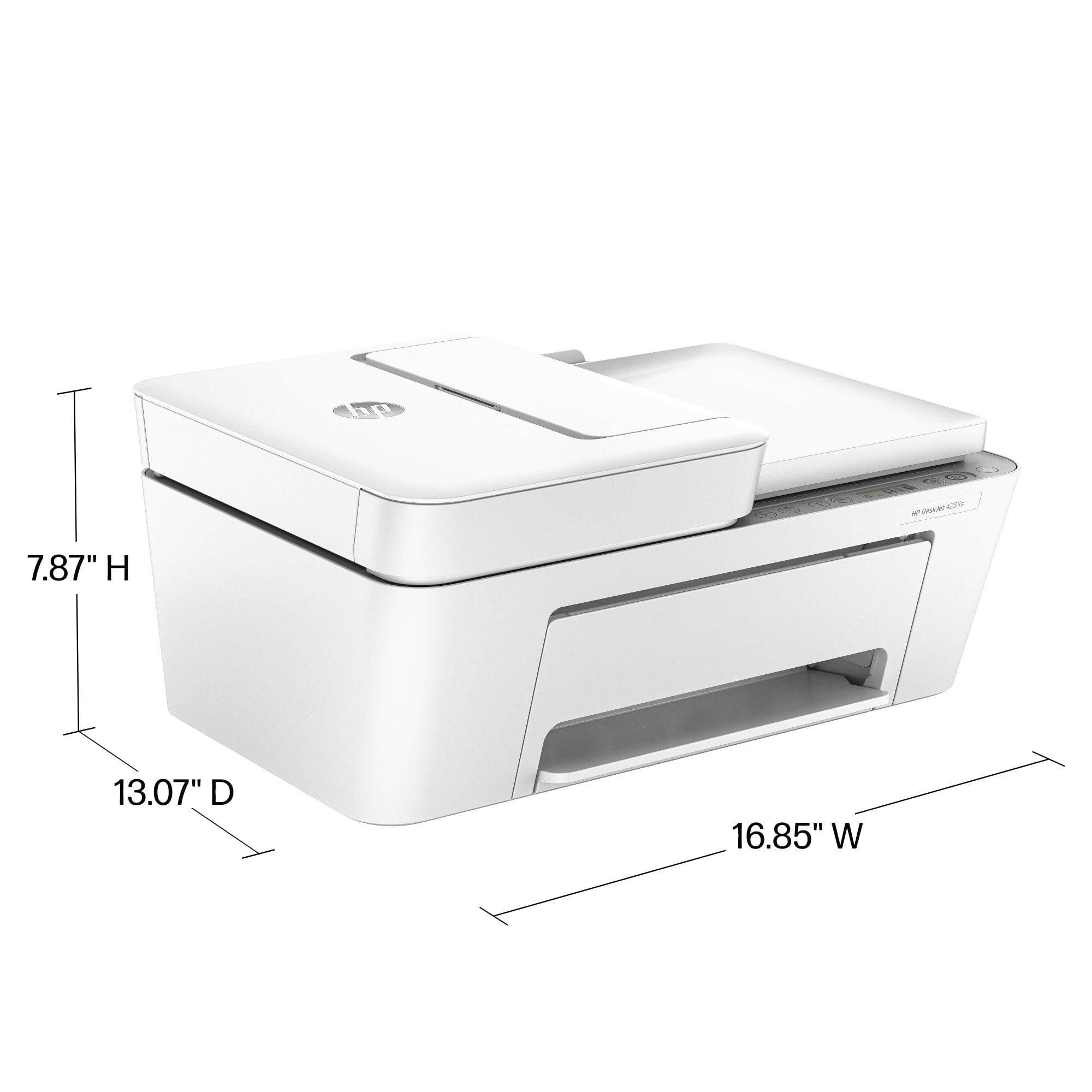 HP DeskJet 4255e Wireless All-in-One Color Inkjet Printer, Scanner, Copier, Best-for-Home, 3 Months of Instant Ink Included (588S6A)