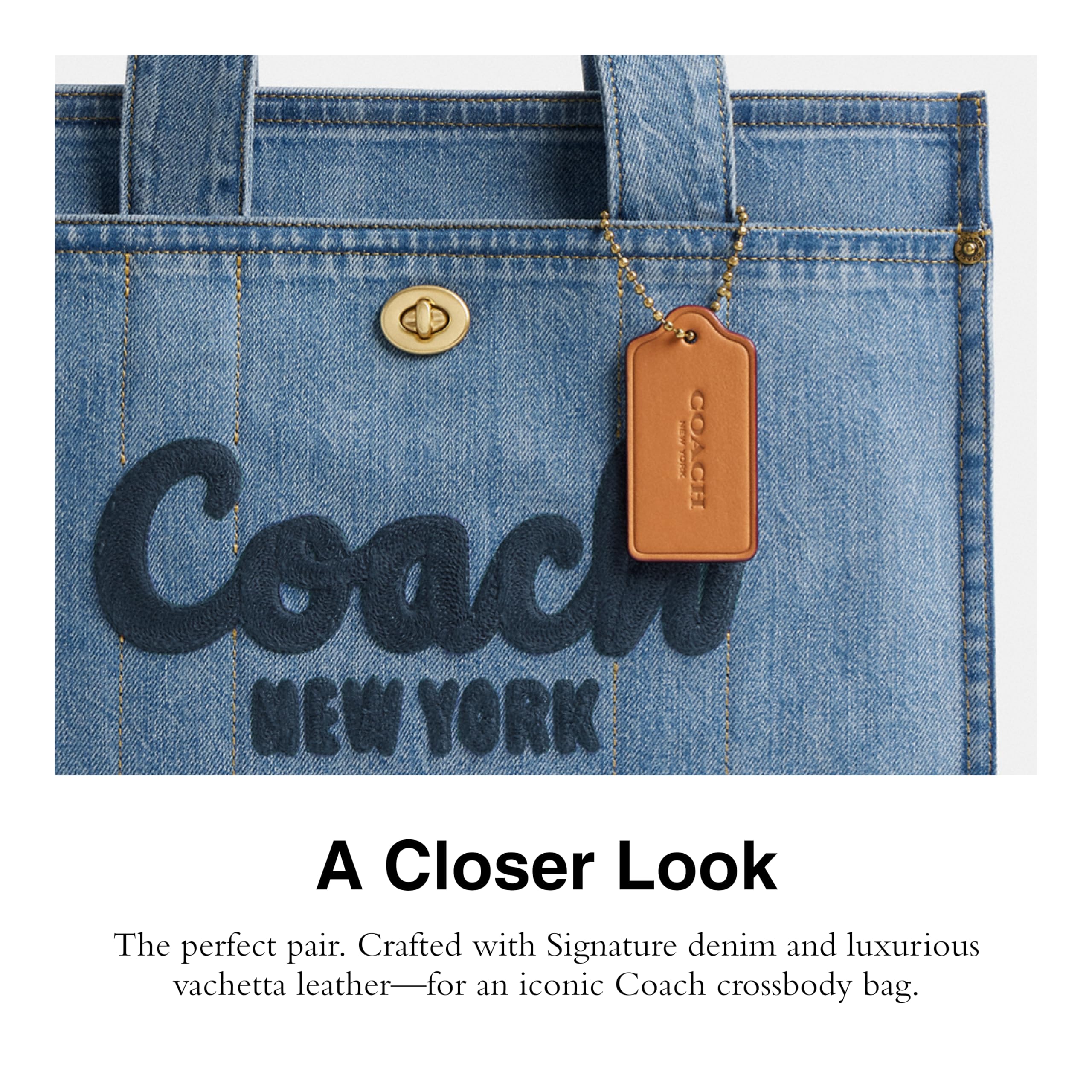 Coach Cargo Tote, Indigo