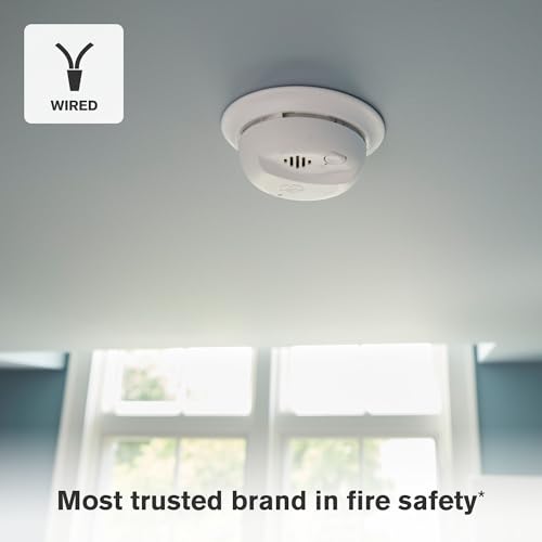 First Alert SMI105-AC, Interconnect Hardwire Smoke Alarm with 10-Year Battery Backup, 1-Pack