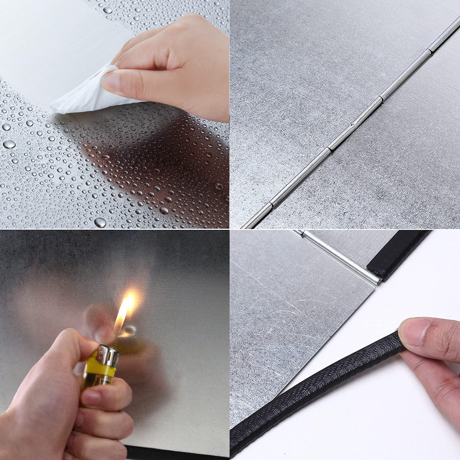 Foldable Stove Splatter Guard Grease Shield Nonstick Oil Stove Splash Guard Cooking Splatter Screen Kitchen Backsplash Protector For Stove Top Wall Gas Range Frying Pan Camping⦠(Height 30cm)