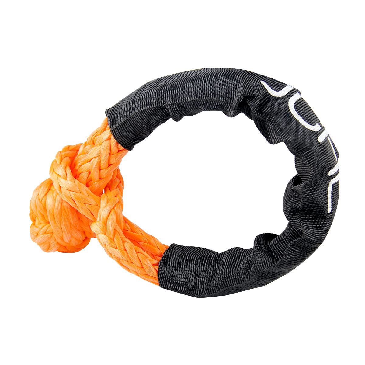 JCHL Soft Shackle Synthetic Road Recovery Rope 1/2' X 23 Inch 56000LBS Breaking Strength Tow Shackles for Sailing SUV Off Road Towing ATV Recovery 2 Pack