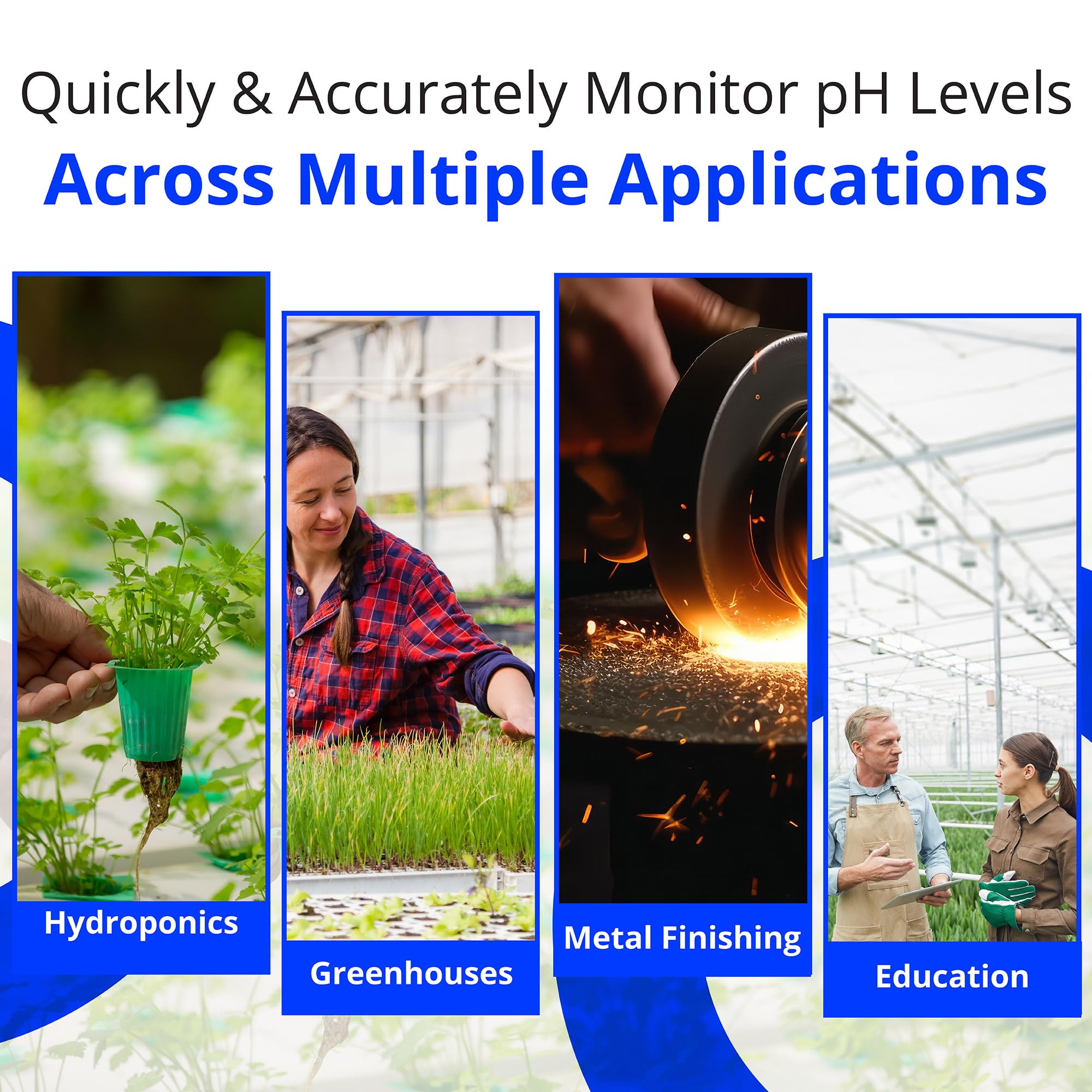 Bluelab Guardian Monitor Wi-Fi for Real-time pH, Temperature, and Conductivity (TDS) Measurements in Water with Calibration, 3 in 1 Digital Nutrient Meter for Hydroponic Systems and Indoor Plant Grow