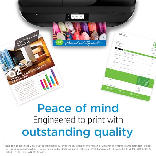 HP 936 Black, Cyan, Magenta, Yellow Ink Cartridges (4-pack) | Works with : OfficeJet 9122e; Pro: 9110b, 9125e, 9128e, 9130b, 9135e; OfficeJet Pro Wide Format 9730e | Eligible for Instant Ink | 6C3Z5LN