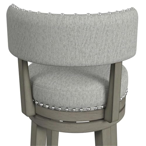 Hillsdale Furniture Lawton Wood Bar Height Swivel Stool Walnut