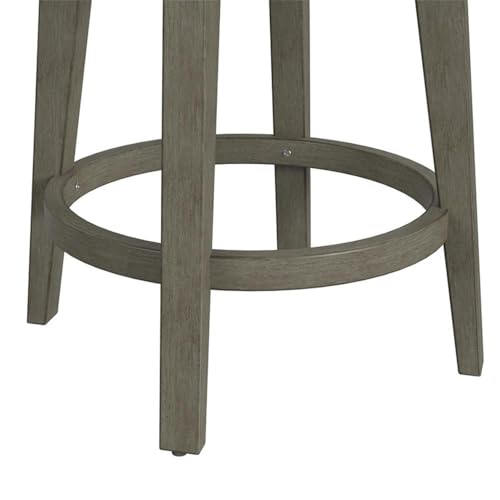 Hillsdale Furniture Lawton Wood Counter Height Swivel Stool Walnut