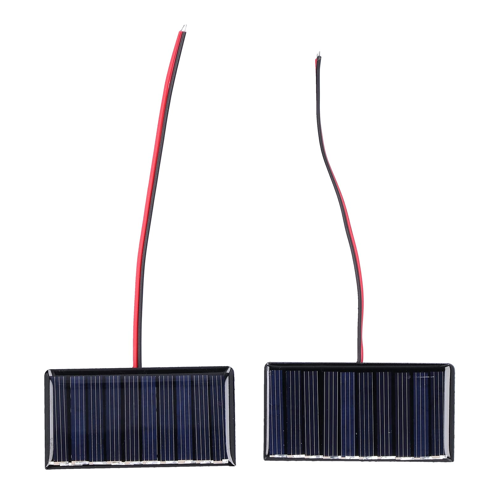 Joyzan Solar Panel Module, Polysilicon Micro Glue Power Solars Cell Photovoltaic Module DIY System Kits for Low Power Electrical Appliances Toys Advertising Household Lights Electric Fans
