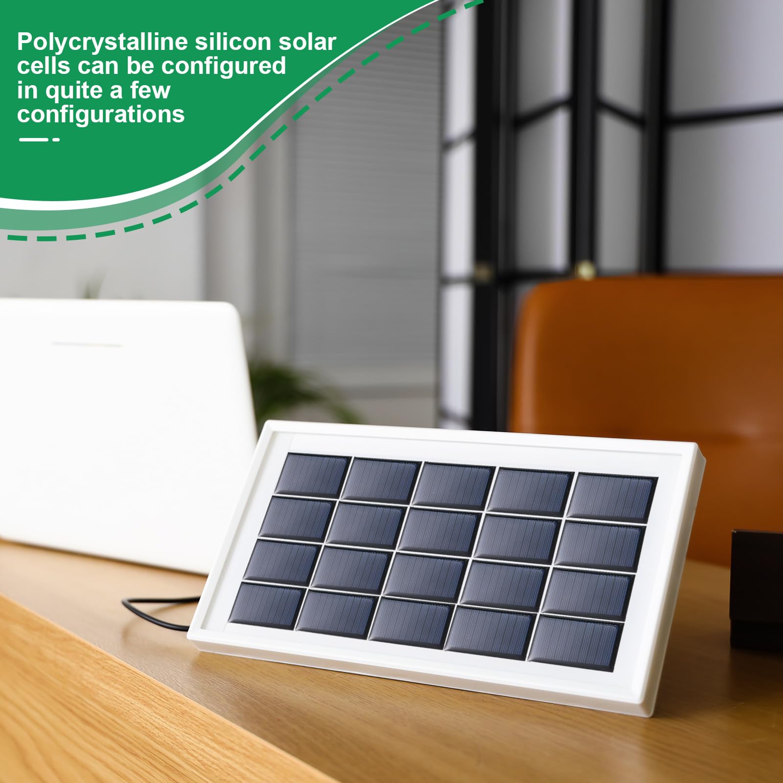 Retisee 30 Pcs Small Solar Panels Mini Polycrystalline Solar Cells 5v 60ma Epoxy Plate Photovoltaic Cells Charger Module with 10 cm Cable for Battery Charger DIY System 68 x 37 mm
