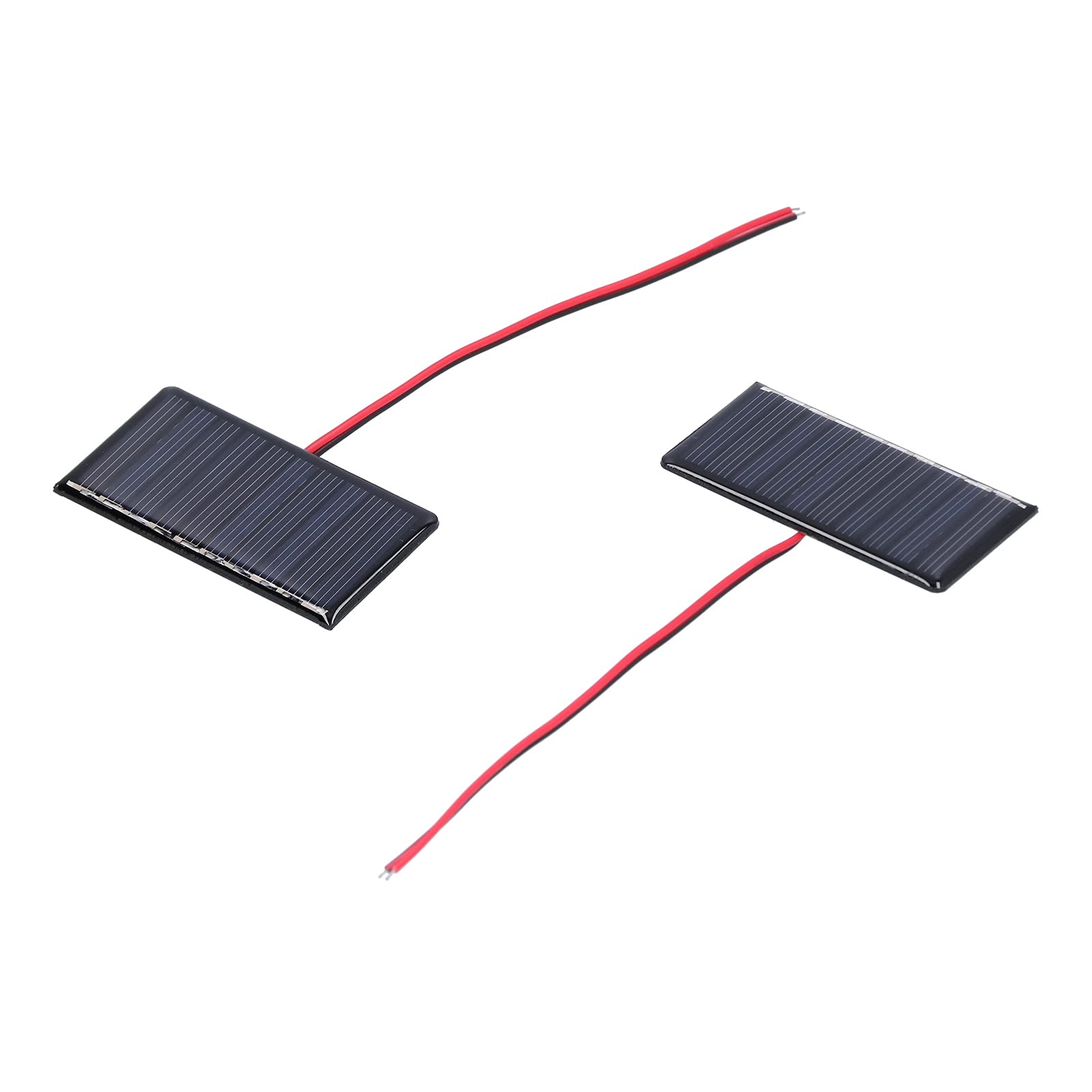 Joyzan Solar Panel Module, Polysilicon Micro Glue Power Solars Cell Photovoltaic Module DIY System Kits for Low Power Electrical Appliances Toys Advertising Household Lights Electric Fans