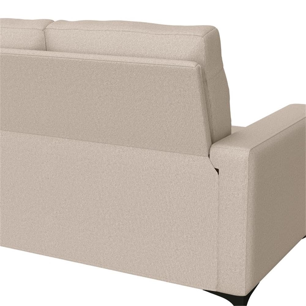 Hillsdale Furniture Matthew Fabric Upholstered Sofa Oatmeal Beige