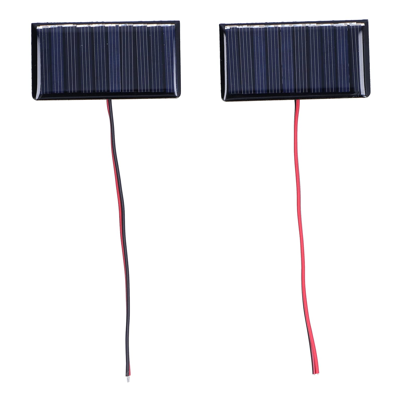Joyzan Solar Panel Module, Polysilicon Micro Glue Power Solars Cell Photovoltaic Module DIY System Kits for Low Power Electrical Appliances Toys Advertising Household Lights Electric Fans