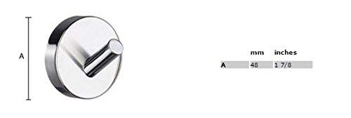 SMEDBO SME, Polished Chrome HK355 Towel Hook Single