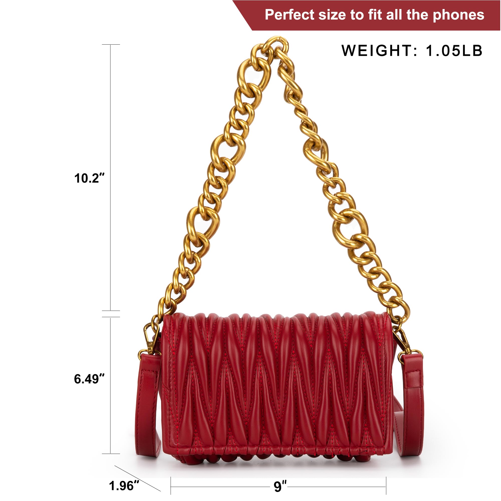 Montana West Crossbody Bags for Women Satchel Purses and Handbags Quilted Cute Purses MWC-060ABDY