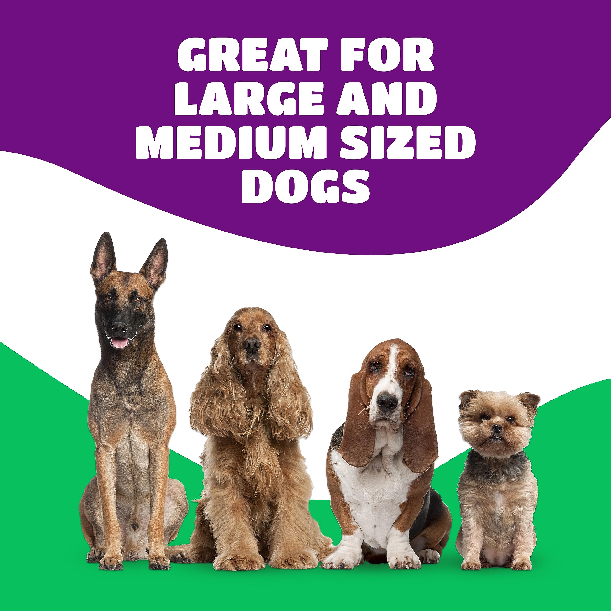 Lively Tails Liver Coated Dog Bones for Aggressive Chewers, Chew Bone for Large Dogs, Beef Shin Large Bone, Long Lasting Dog Bones, 2 Pack
