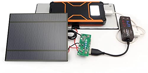 Heyiarbeit 5V 0.25W Polycrystalline Mini Solar Panel Module DIY for Light Toys Charger 45x45mm£¬5Pcs