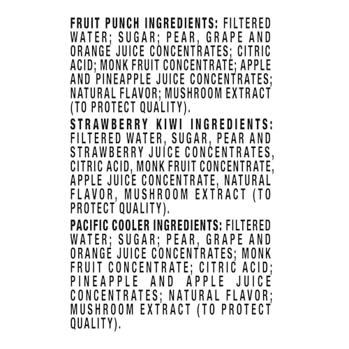 Capri Sun Fruit Punch, Strawberry Kiwi and Pacific Cooler Flavored Juice Drink Blend Variety Pack, 30 ct Box, 6 fl oz Pouches