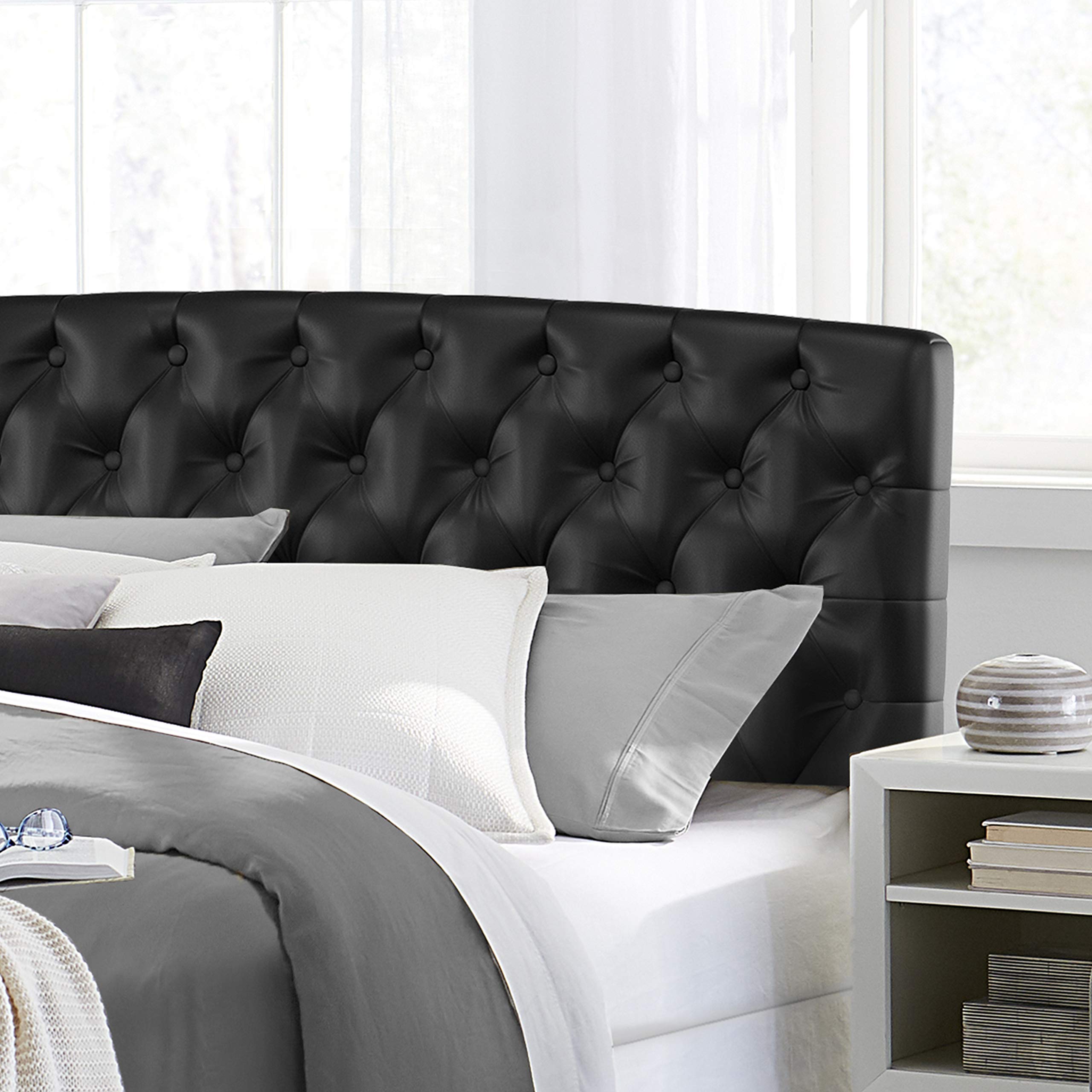 Hillsdale Furniture Hillsdale Hawthorne Without Bed Frame Queen Headboard, Black