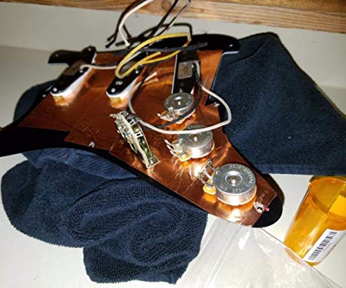 Copper Shielding Tape for Guitars - EMI Shielding, Crafts, Electrical Repairs, Conductive Adhesive, Grounding