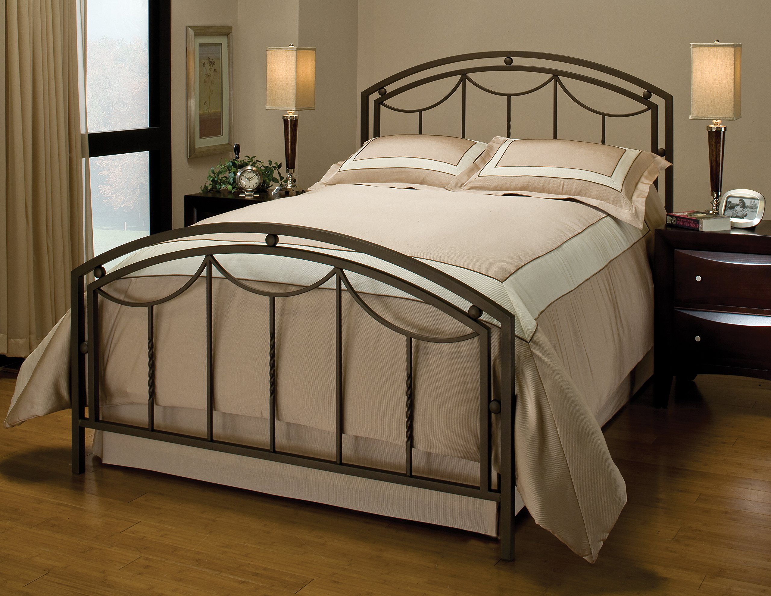 Hillsdale Furniture Hillsdale Arlington, King, Bronze Set with Bed Frame