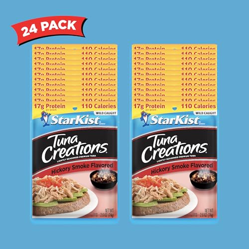 StarKist Tuna Creations, Hickory Smoked, Packaging May Vary, 2.6 Oz, Pack of 24