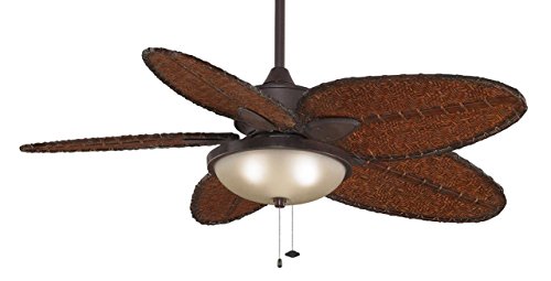 Fanimation Windpointe - 22 inch - Rust with Antique Narrow Oval Blades with Pull-Chain - FP7500RS