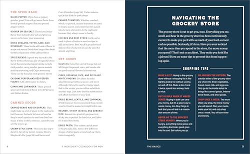 The 5-Ingredient Cookbook for Men: 115 Recipes for Men with Big Appetites and Little Time