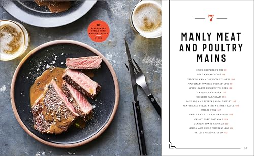 The 5-Ingredient Cookbook for Men: 115 Recipes for Men with Big Appetites and Little Time