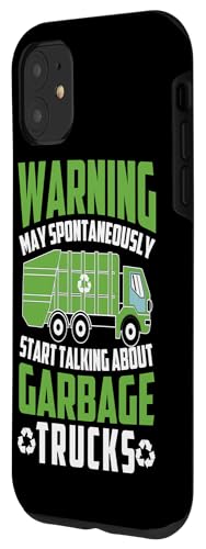 iPhone 11 I Love Talking About Garbage Trucks Waste Recycling Lovers Case