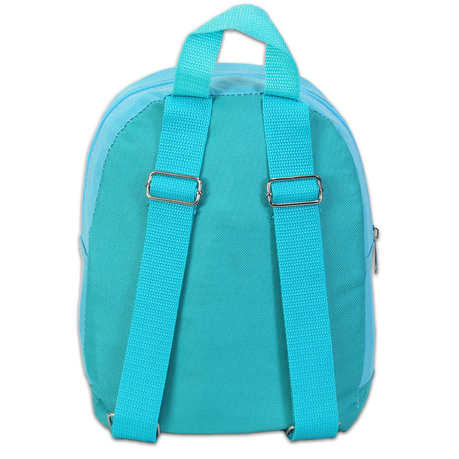 The Little Mermaid Mini Backpack Set - 10” Canvas Ariel Backpack with Front Pocket and Bottle | Little Mermaid Backpack Bundle