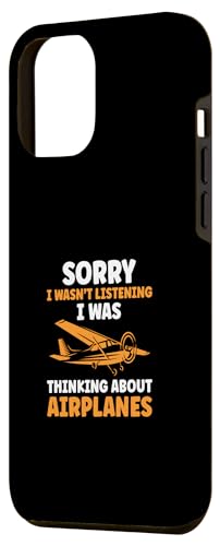 iPhone 13 Pro Max Airplane Pilot I Was Thinking About Airplanes Aviation Case