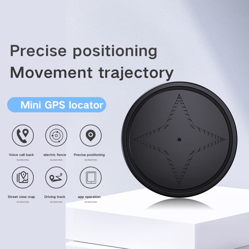 GPS Strong Magnetic Car Vehicle Tracking Anti-Lost Tracker, Multi-Function GPS Mini Locator, Monitoring, Automatic Recording/Voice Activated Callback with App, for Vehicles