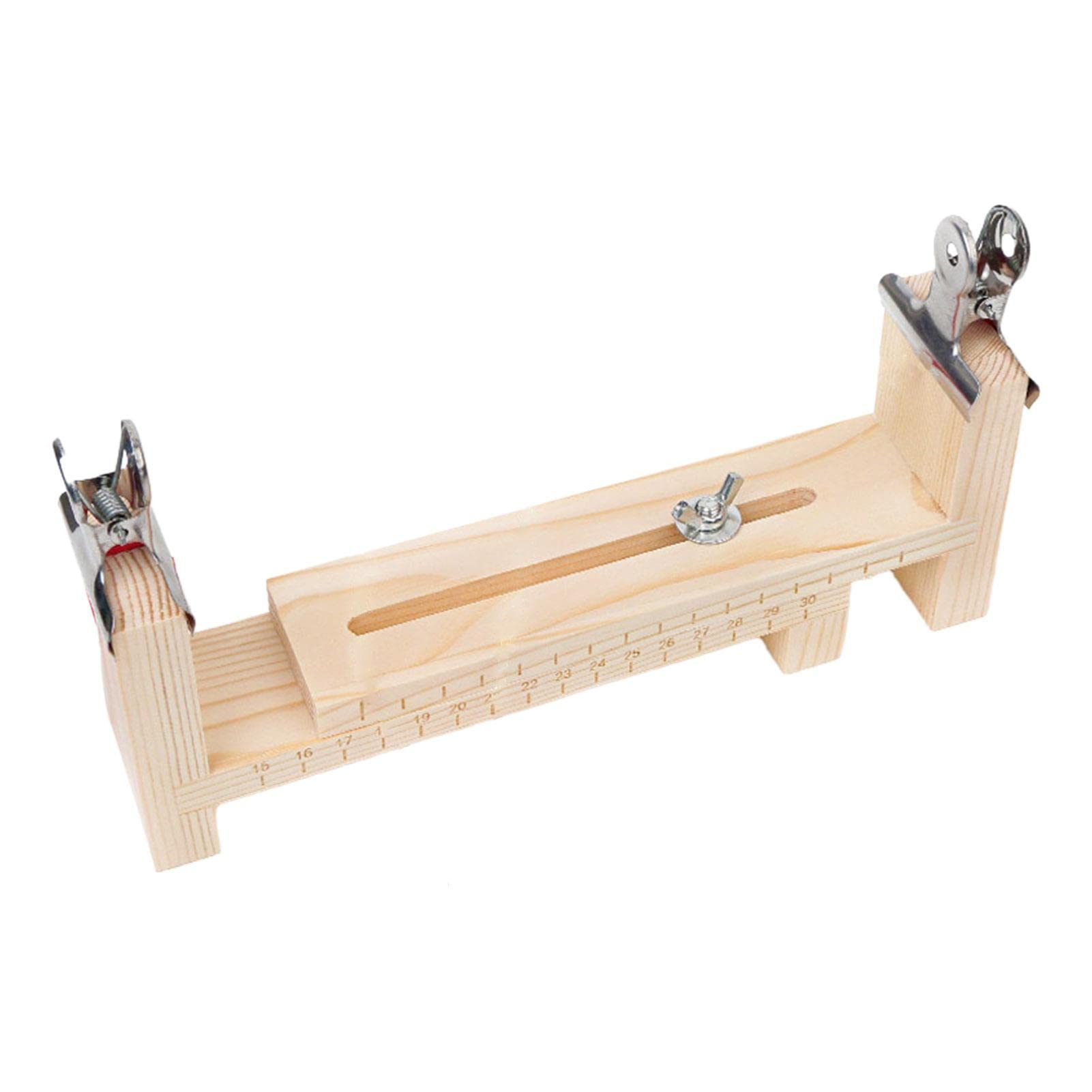 Joyivike Paracord Jig Bracelet Maker, Wooden Jig Bracelet Maker, U Shape Clear Scale Bracelet Maker with 2 Clamp, Wristband Maker, DIY Hand Knitting Bracelet Making Jig Bracelet Braiding Tool
