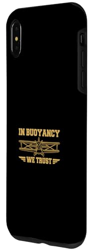iPhone XS Max Airplane Pilot Aviation In Buoyancy We Trust Case