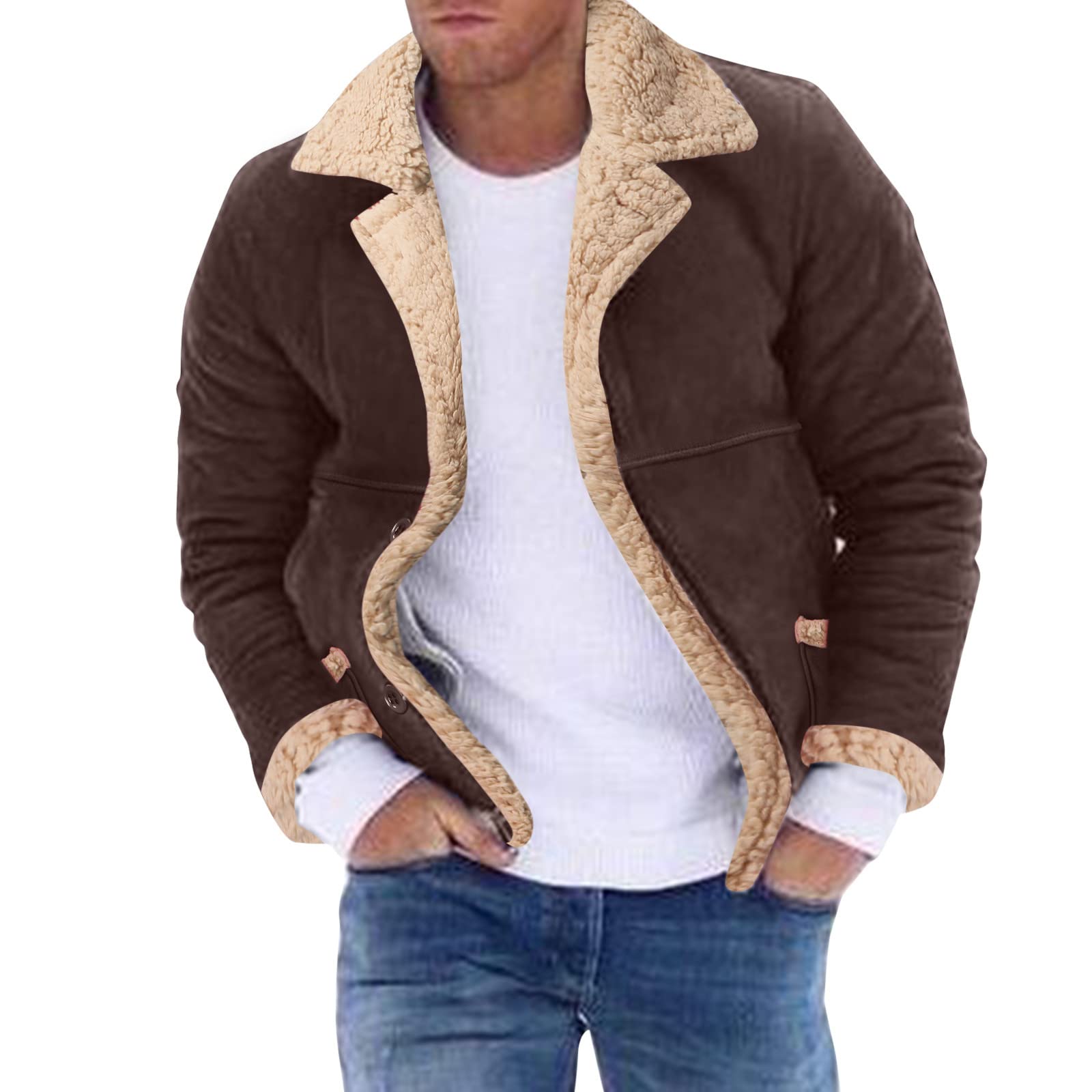 LCMTWX Para Hombres Para De Fleece Ski Jacket Men Oilskin Jacket Men Insulated Jacket Mens Winter Work Gear Trendy Hoodies for Men Men'S Jackets Northern Face Mens Jacket Clearance Items