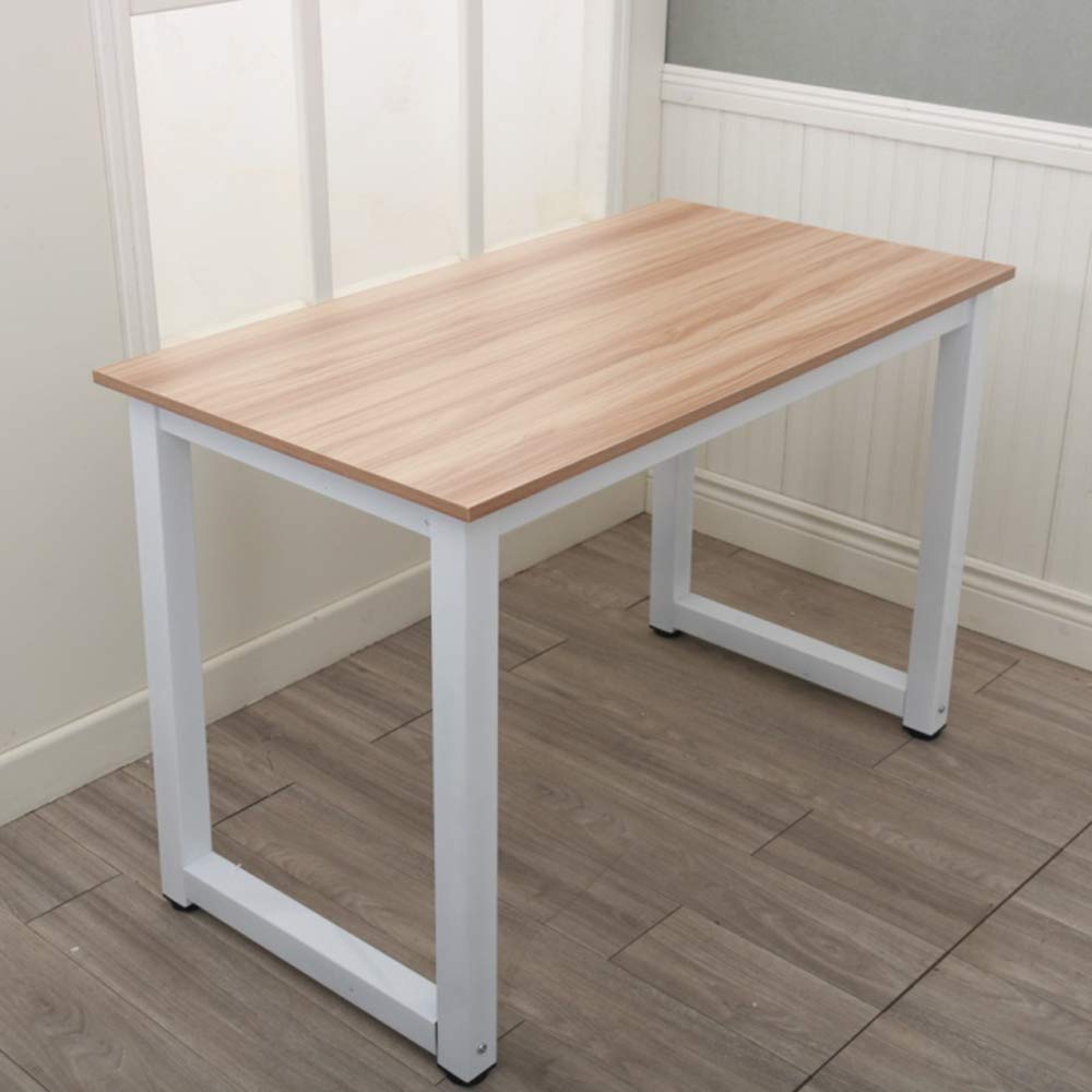 VitmiT Computer Gaming Desk 43.3" Home Office Desk Oak Computer Table for Computer Table Office Workstation Study Table Writing Desk Gaming Desk