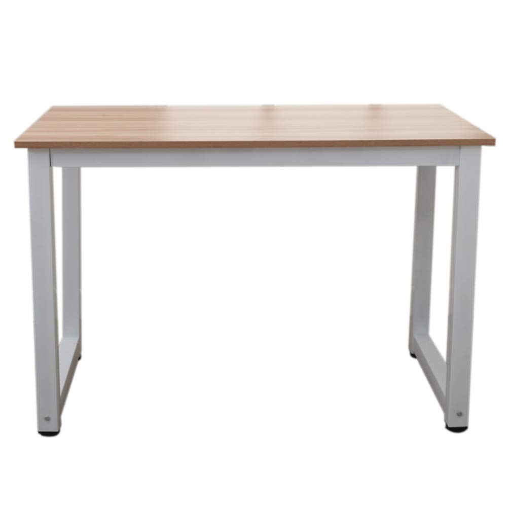 VitmiT Computer Gaming Desk 43.3" Home Office Desk Oak Computer Table for Computer Table Office Workstation Study Table Writing Desk Gaming Desk