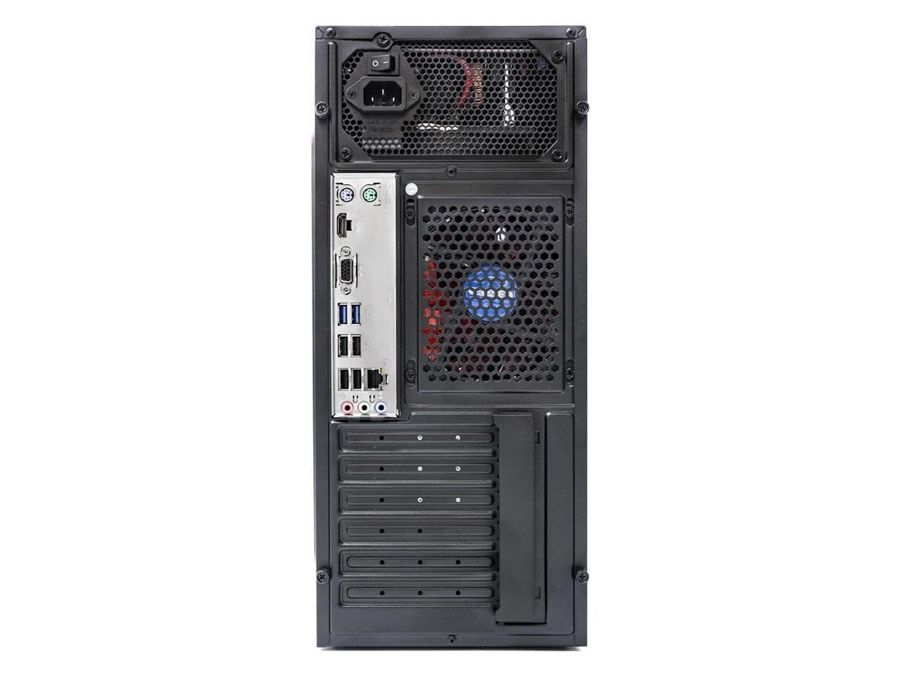 HELLOLAND Gaming Desktop - AMD Ryzen 5 5600G 6 core 3.9GHz - 16GB(8 * 2) DDR4 3200MHz - 500GB M.2 NVMe PCIE SSD- 550W PSU - Windows 10 Pro -USB - WiFi - Gaming PC