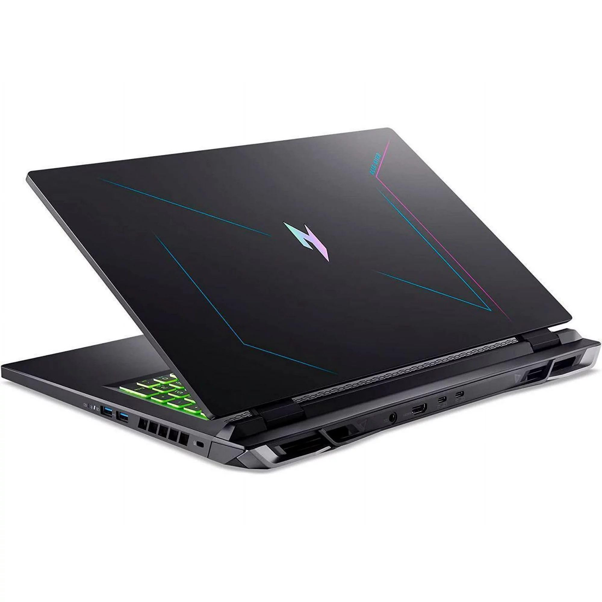Acer Nitro 17 Gaming Laptop | 17.3'' QHD IPS 165Hz | AMD 8-core Ryzen 7 7840HS (>i7-11800H) | 64GB DDR5 1TB SSD | GeForce RTX 4060 8GB Graphic | RGB Backlit USB-C Win11Pro Black + 32GB MicroSD Card