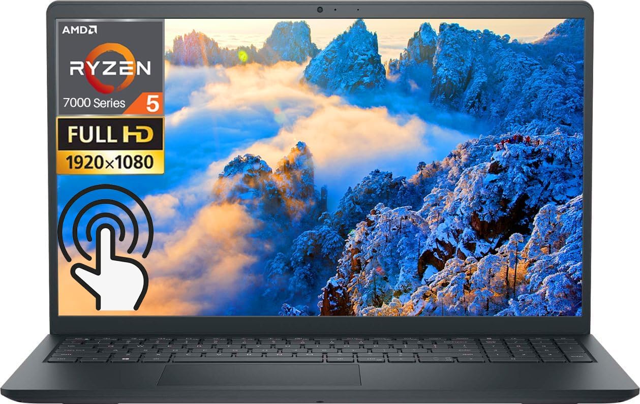 Dell Inspiron 15 3535 Laptop 2023 Newest, 64GB RAM, 1TB SSD, Student and Business Laptop, 15.6" FHD Display, AMD Ryzen 5 7530U Processor (up to 4.5GHz, Beat i7-1160G7), Win 11 Home
