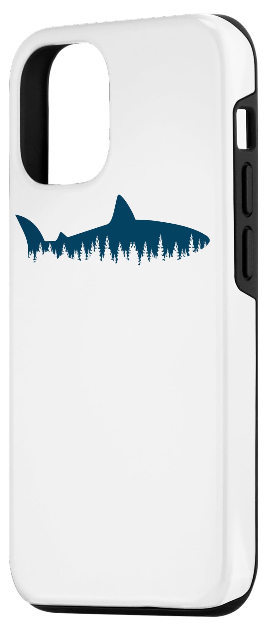 iPhone 13 Shark Phone Case GREAT WHITE SHARK Funny Scuba Diver Gift Case