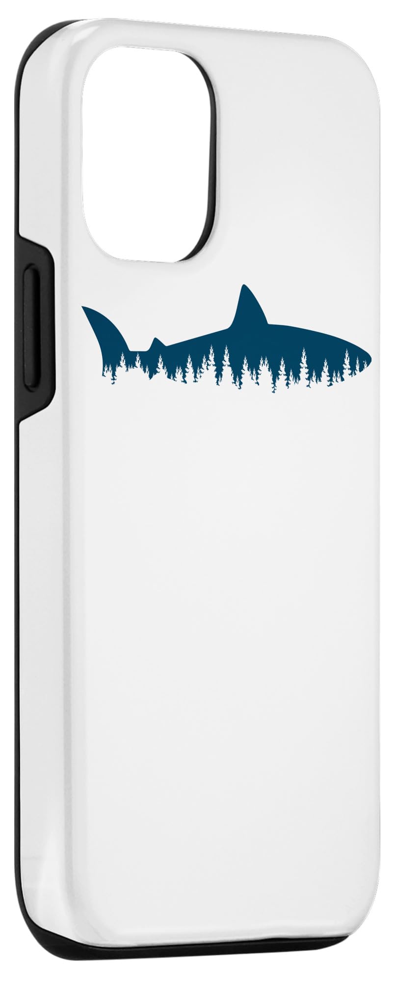 iPhone 13 Shark Phone Case GREAT WHITE SHARK Funny Scuba Diver Gift Case