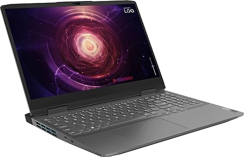 Lenovo LOQ Gaming Laptop 15.6" 144 Hz FHD IPS (8-Core AMD Ryzen 7 7840HS, GeForce RTX 4050 6GB, 8GB DDR5, 512GB PCIe SSD, Backlit KYB, WiFi 6, Bluetooth 5.2, Webcam, Win 10 Pro) with Dockztorm Hub
