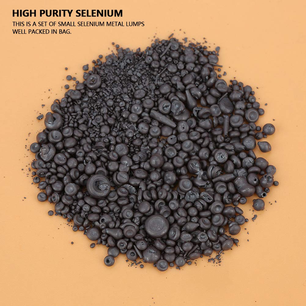 QANYEGN 10G / 0.4Oz High Purity 99.99% Selenium, Metal Selenium, Se Metal Small Lumps Sample for A Variety of Experimental or Production
