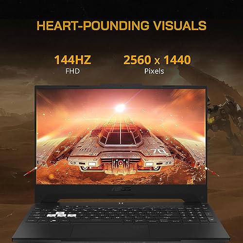 Asus TUF F15 15.6'' WQHD 144Hz Gaming Laptop, Intel 12th Core i7-12650H, NVIDIA GeForce RTX 3050 Graphics, 64GB DDR5 RAM, 2TB PCIe SSD, Backlit Keyboard, Win 11, Black, 32GB USB Card (Renewed)