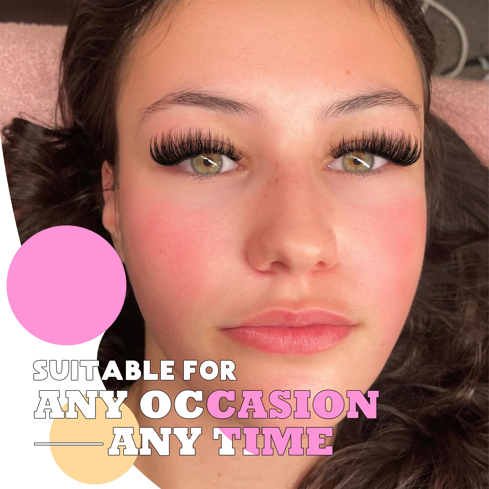 ALICE Lash Extension Kit 140PCS Individual Lashes Kit Fluffy Wispy Lash Clusters DIY Eyelash Extensions with Lash Bond and Seal Strong Hold 10-16MM