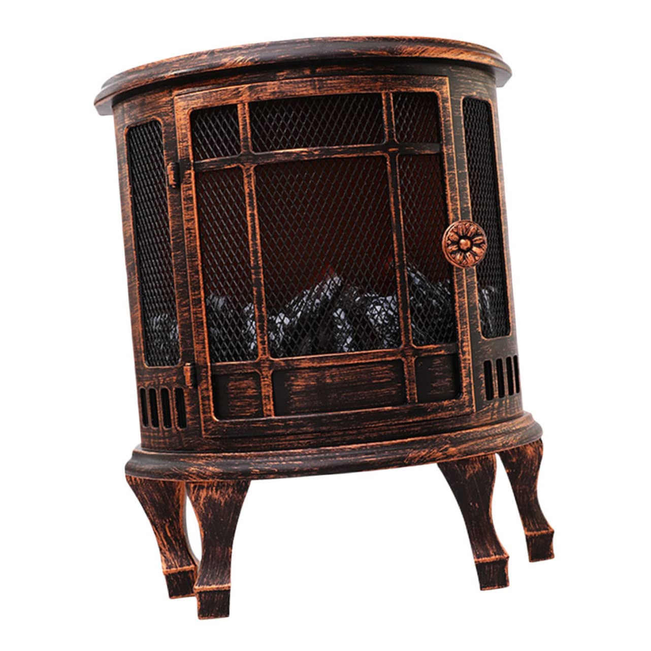 Abaodam Fireplace Corner Adornment Decorative Lamp Living Room Decoration Powered Rhythm for Party