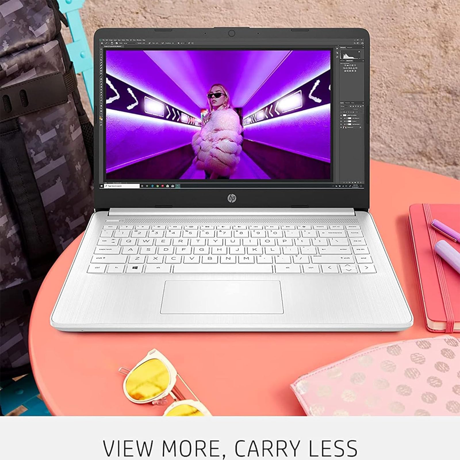 HP 14inch Laptop Windows 11-32GB RAM - 192GB Storage - Quad-core Intel Celeron N4120 - USB C - SD Card Reader - Long Battery Life - Fast Charge - Wireless WiFi 5 - HDMI - School Laptop -Microsoft365