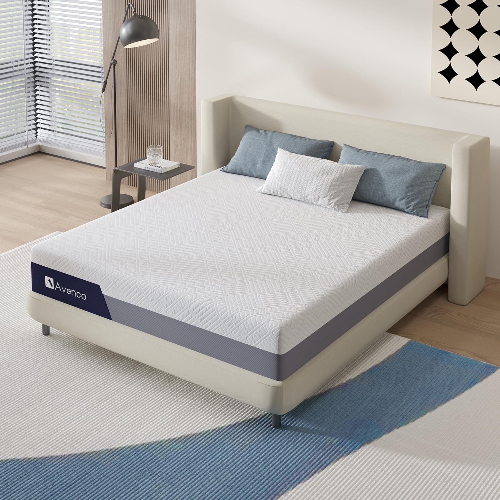Avenco Full Size Mattress, 12 Inch Gel Memory Foam Mattress Full for Fresh Sleep & Pressure Relief, Medium Firm Mattress with Motion Isolation, Mattress in a Box