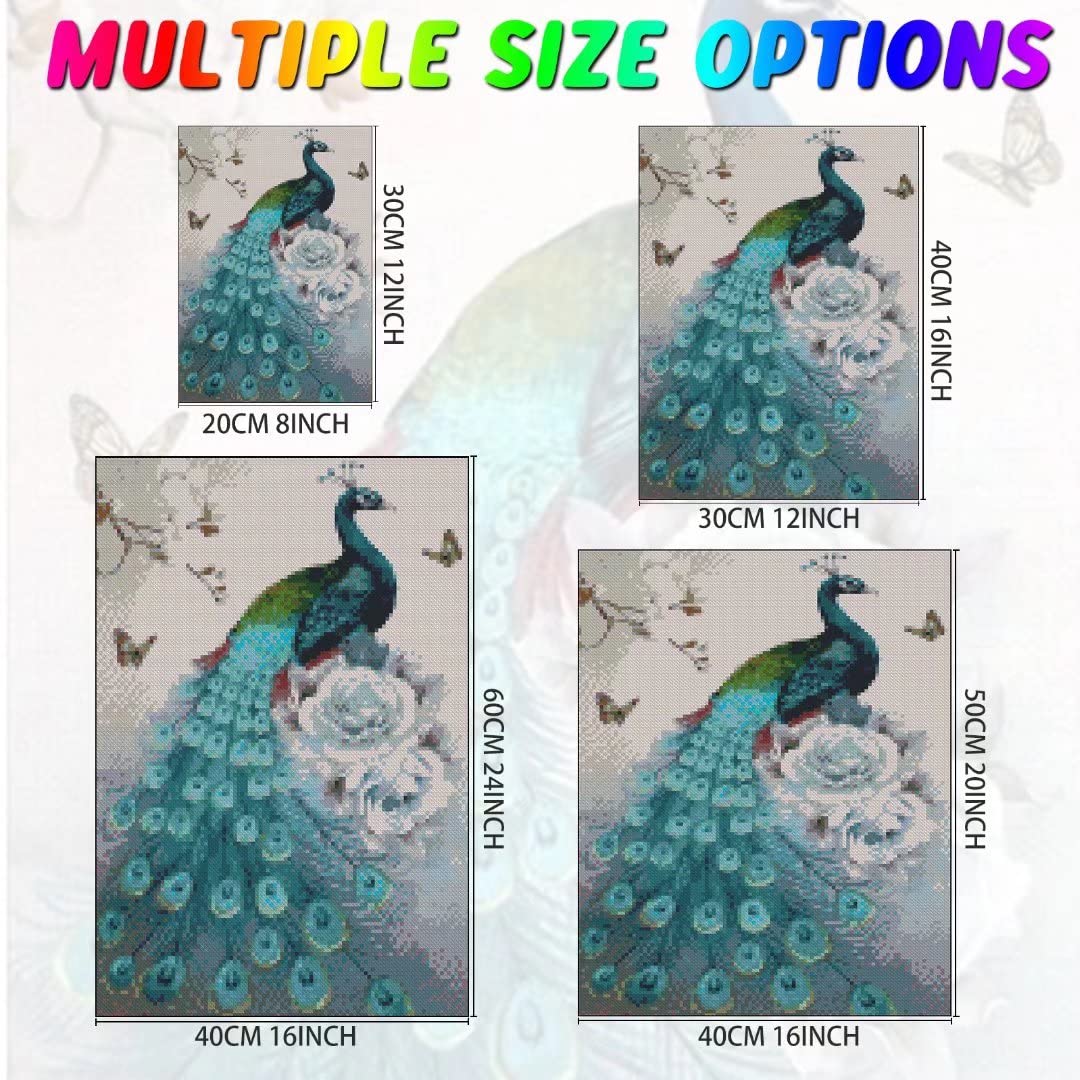 BLuen Diamond Painting Kits for Adults Red Dragon Full Drill Diamond Dots Paintings with Diamonds Gem Art Decor - 16X16 Inch