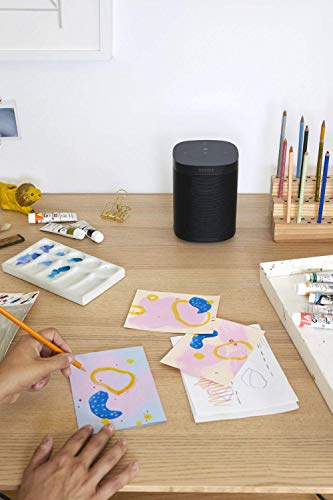 Sonos One 2 Pack (Gen 2) Smart Speaker with Built-in Alexa Voice Control, Wi-Fi, Black