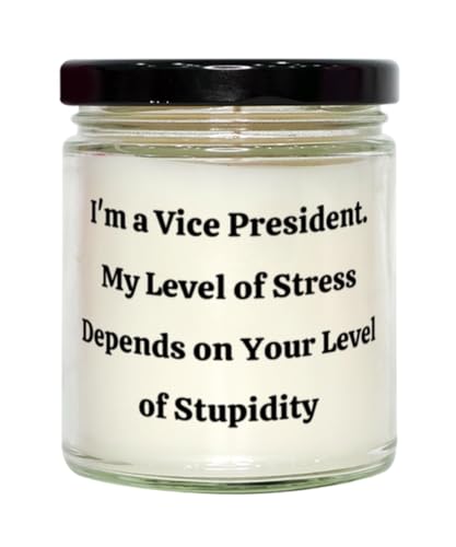 I'm a Vice President. My Level of Vice President Scent Candle, Inspire Vice President Gifts, for Coworkers from Team Leader, Gift for vice President, Present for vice President, Gift Ideas for vice